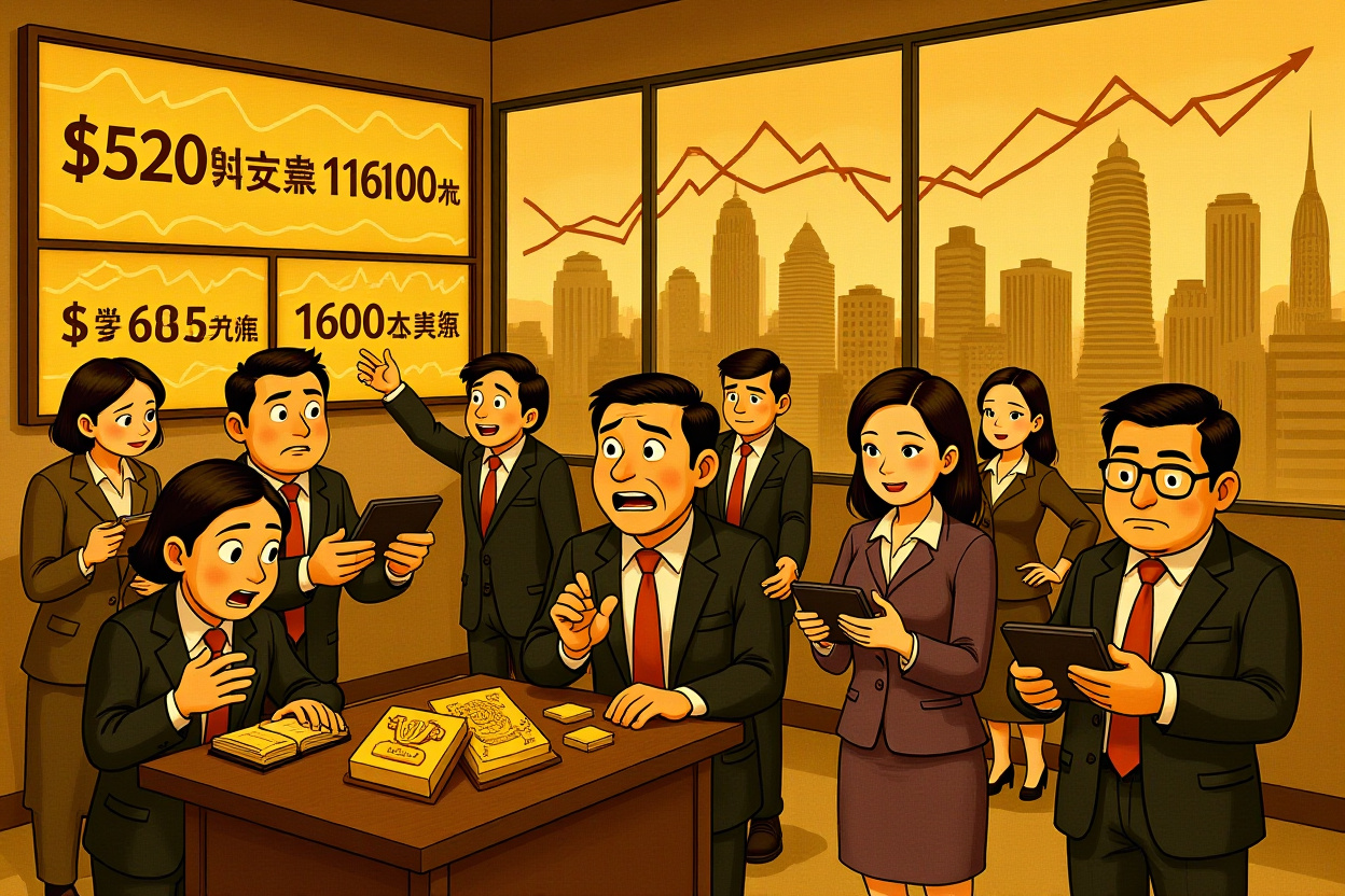 Spot Gold Shatters $5200, Jewelry Tops 1600 Yuan: Decoding the Historic ...